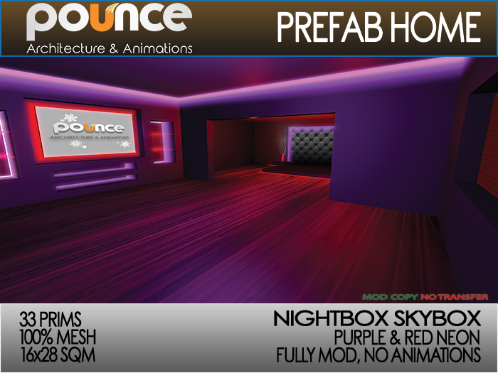 Second Life Marketplace - POUNCE - Nightbox - Red & Purple